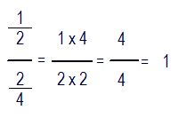 Platicando de Matematicas: Leyes de los quebrados 5 Division