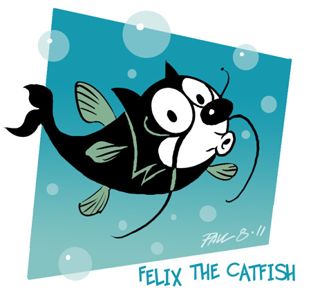 Saturday Sketch-Day: Felix the Catfish