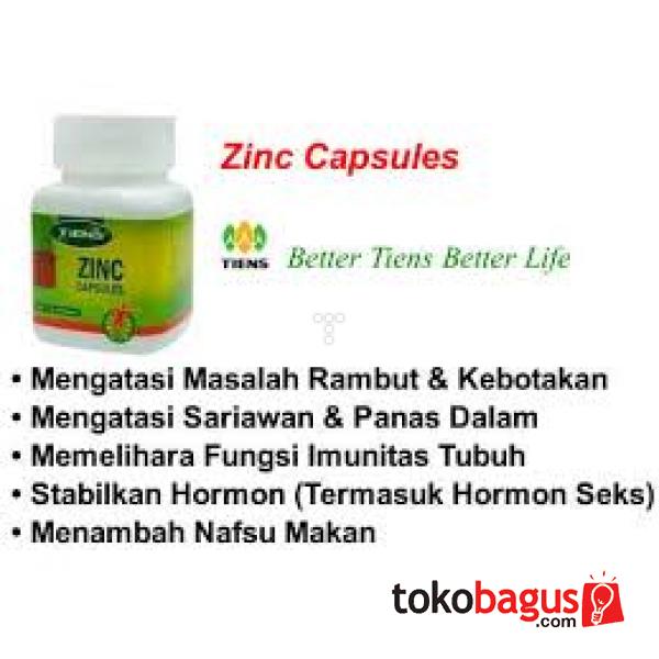 NUTRISI TIENS OBAT HERBAL ALAMI: ZINC Cream Supplement