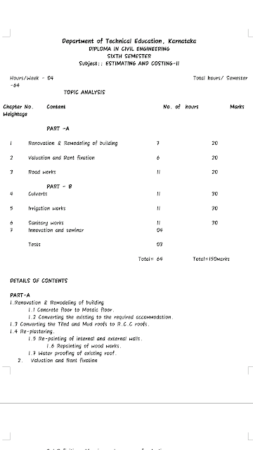 STUDENT SPOT(Diploma In Polytechnic Education -Karnataka): Civil 6th ...