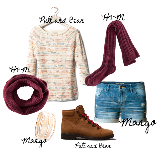 Outfits - Como usar calções no Outono/Inverno? | Batom e Botas da Tropa