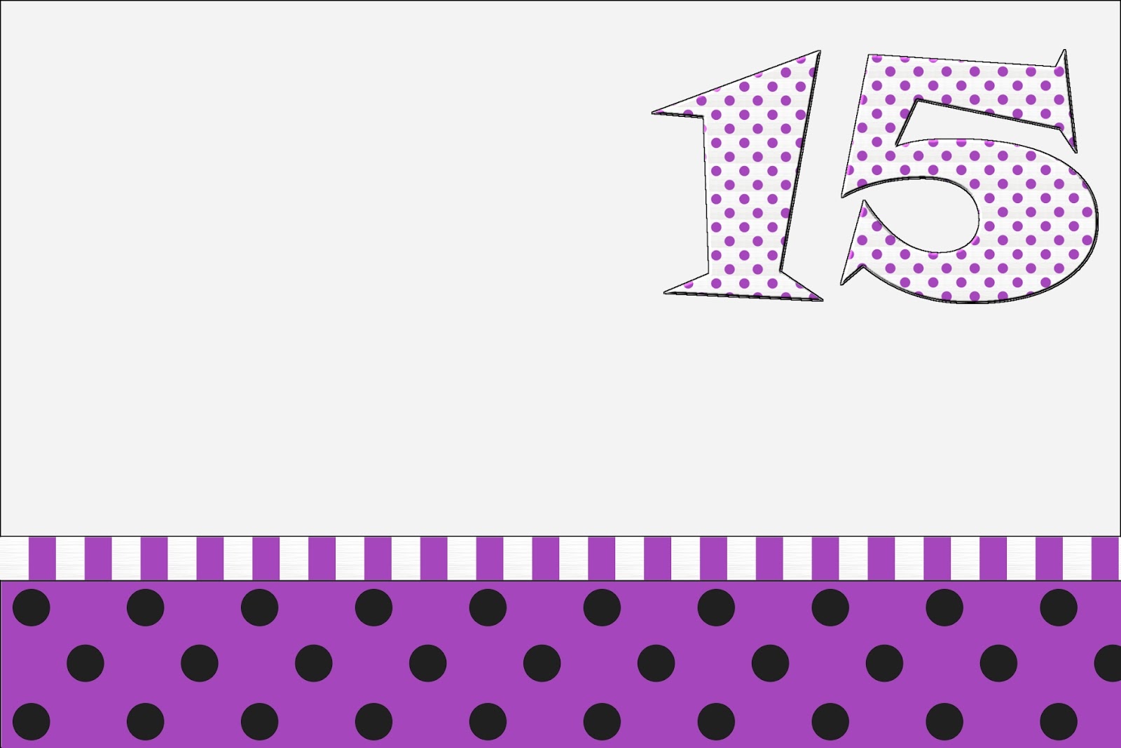 Festinha Pronta: 15 anos - Roxo e Prata