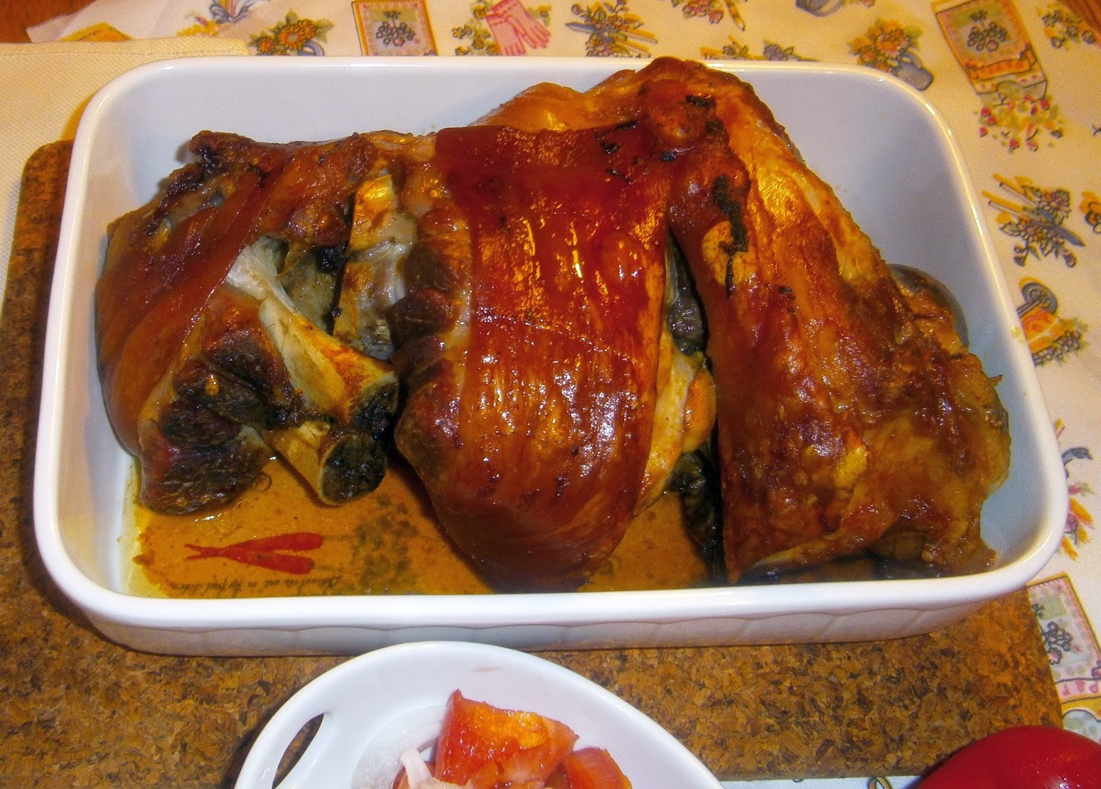 Lacón asado al horno.