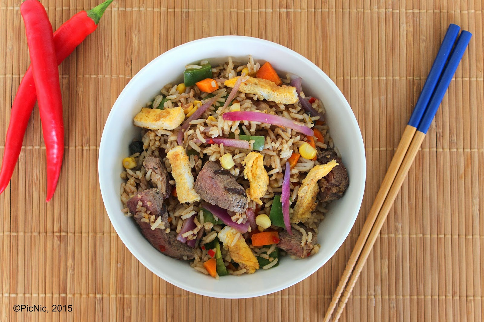 PicNic: Spicy Beef Fried Rice