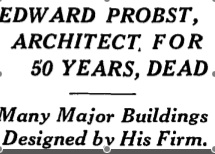 Edward Probst, 1870-1942 | Connecting the Windy City
