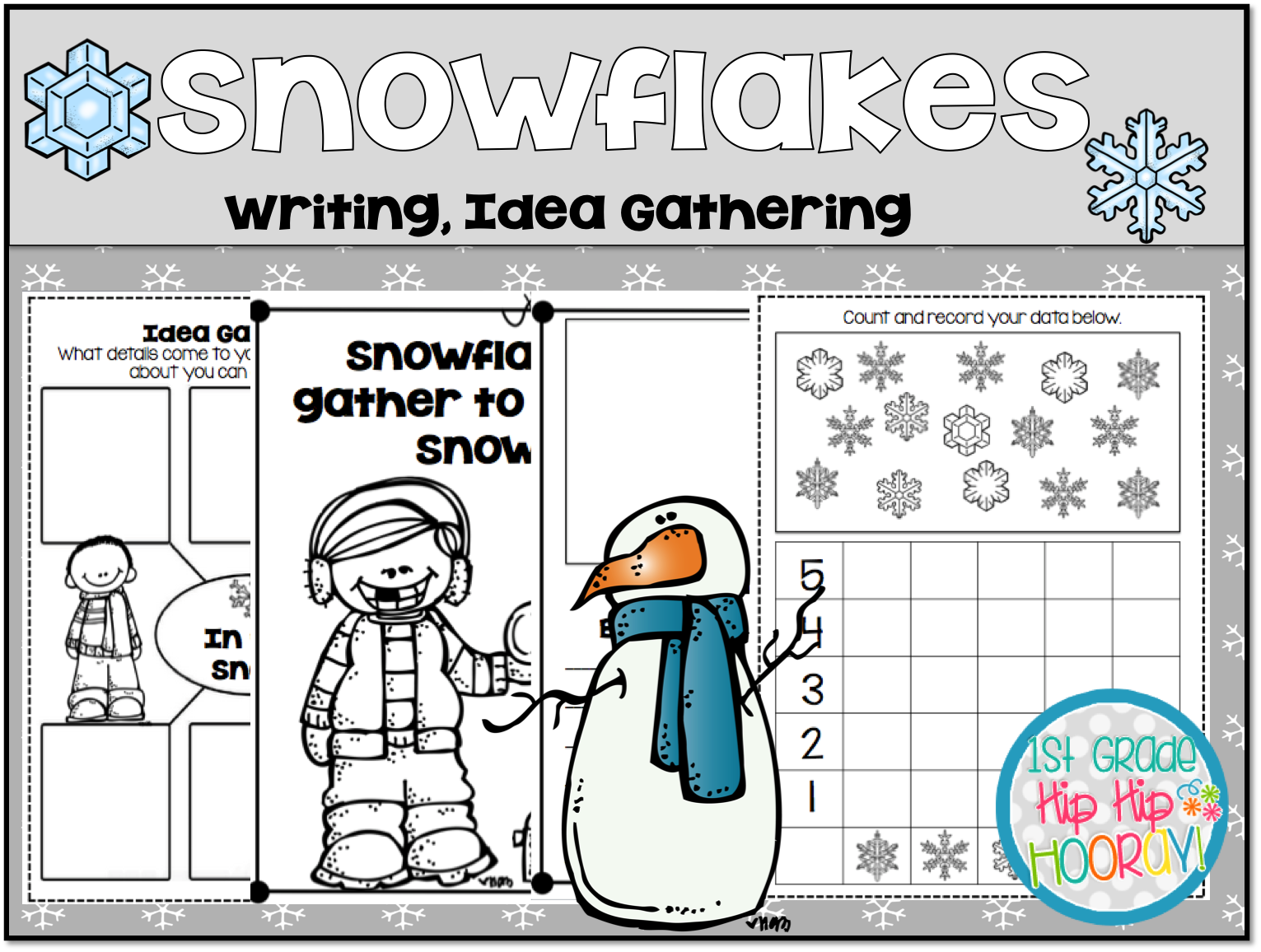 1st Grade Hip Hip Hooray!: Snowflakes