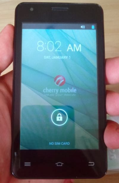 Cherry Mobile Sonic Back View