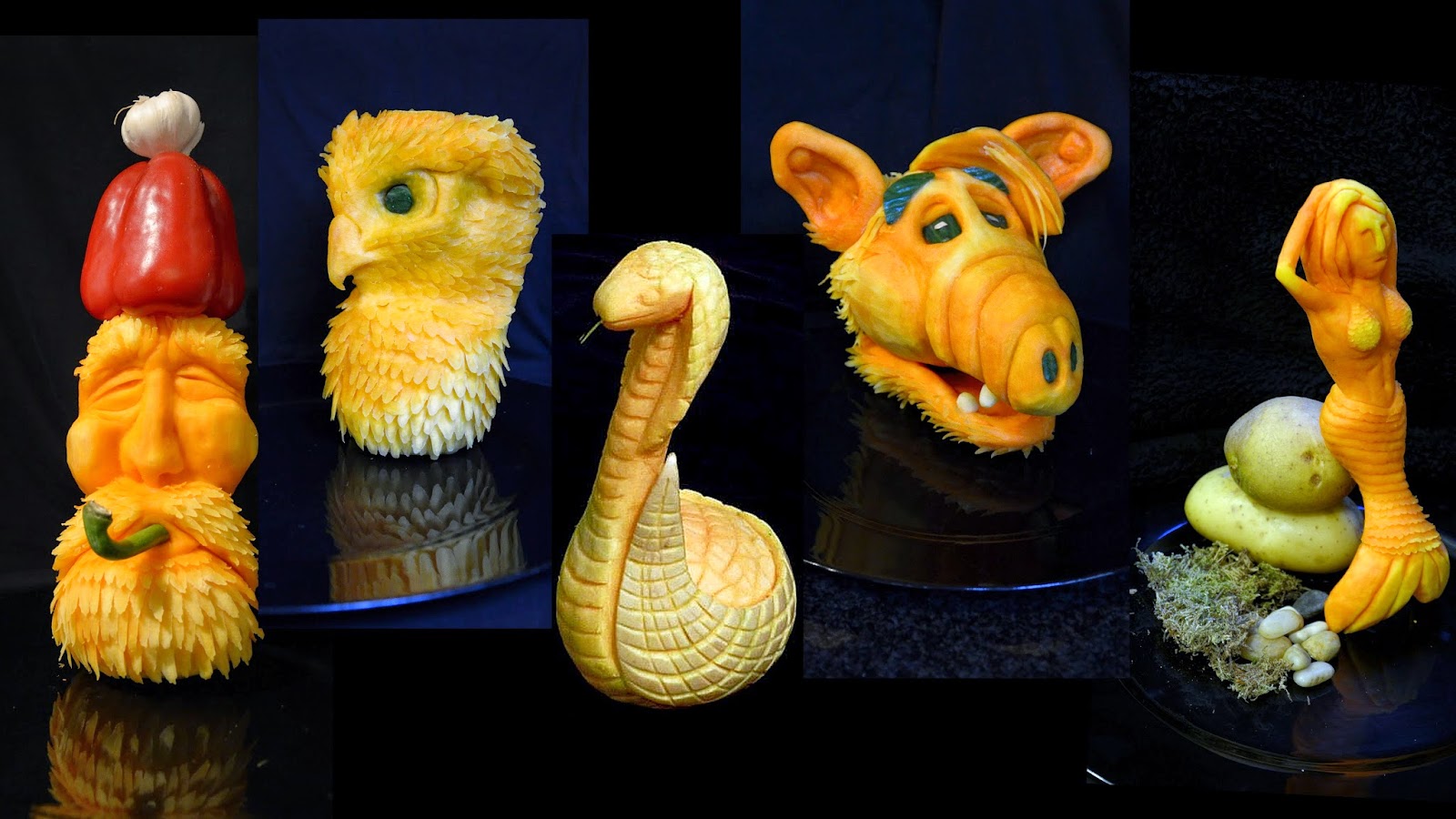 food carving ivelin stanchev: Food Carving Butternut Squash by Ivelin ...