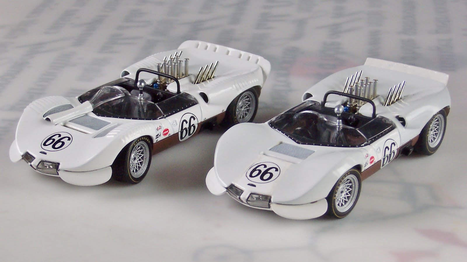 Modifications of 1:43 models: Chaparral