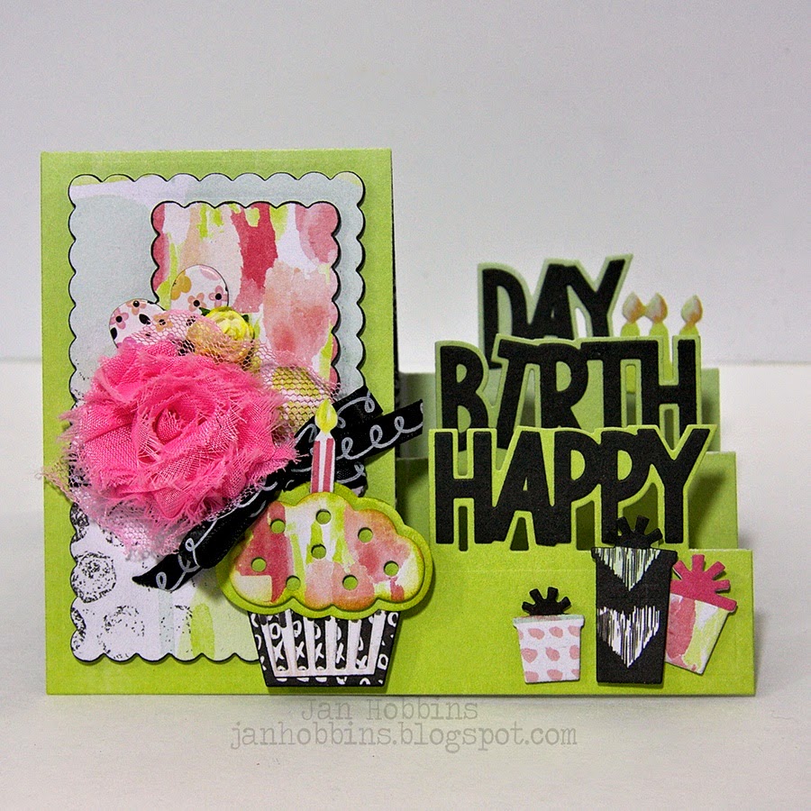 HAPPY BIRTHDAY CARD TUTORIAL - In My Own Imagination