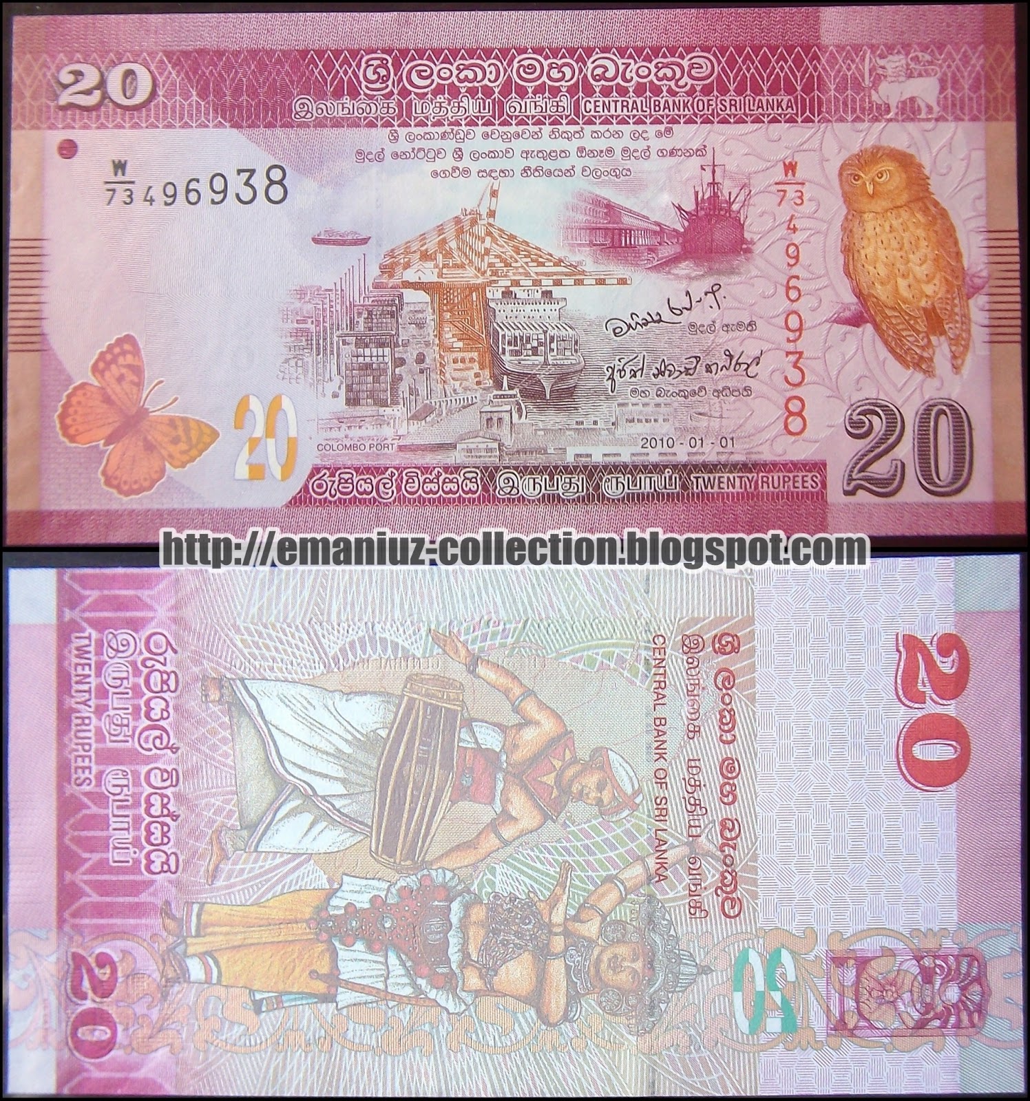 Banknote of Sri Lanka | 2010-2017 Issue (Central Bank of Sri Lanka ...