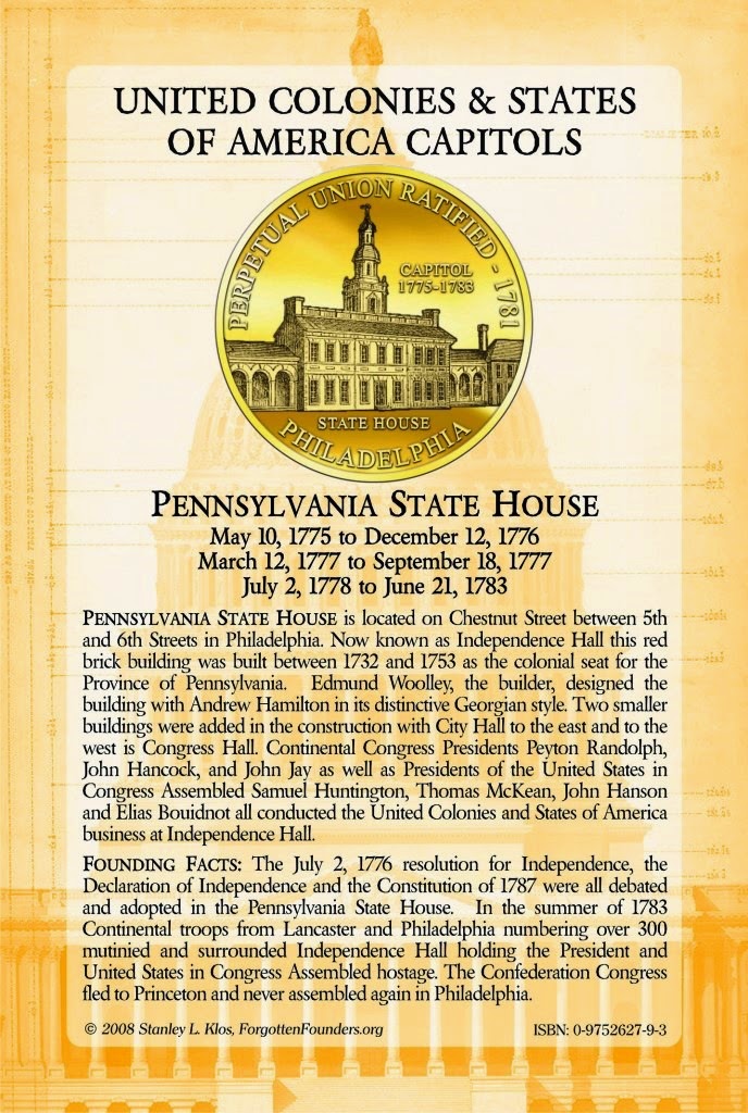 United States Capitols: Pennsylvania State House