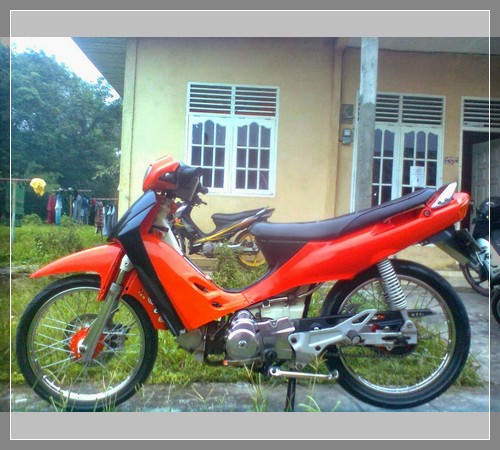 Gambar Modifikasi Shogun Kebo 110 Trail Road Race Ceper Terkeren 2020