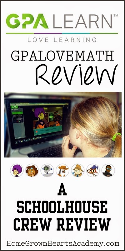 Home Grown Hearts Academy Homeschool Blog: GPA LEARN ~ GPALOVEMATH ~ Review