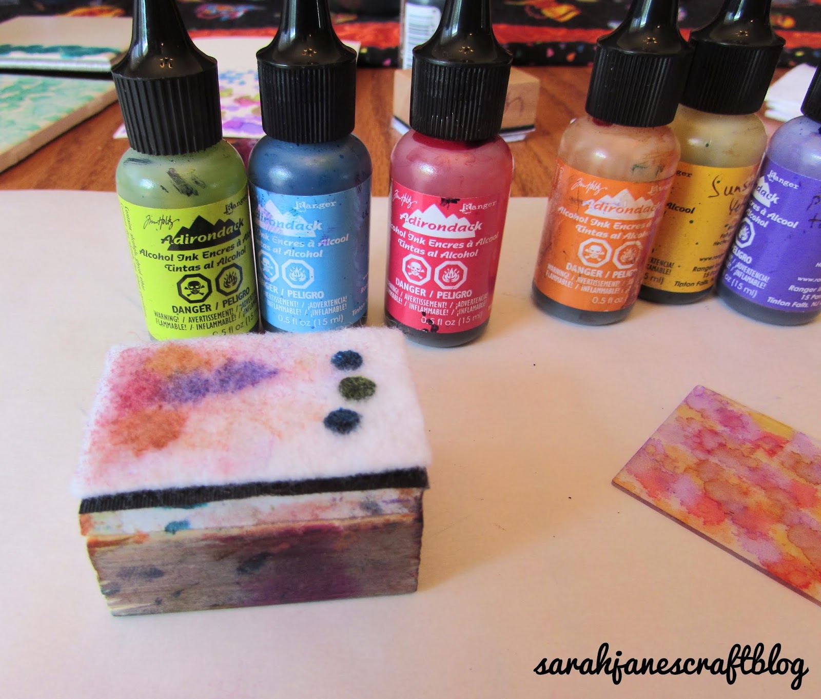 Beginner's Guide to Alcohol Ink Stamping: Multiple Colors and Media