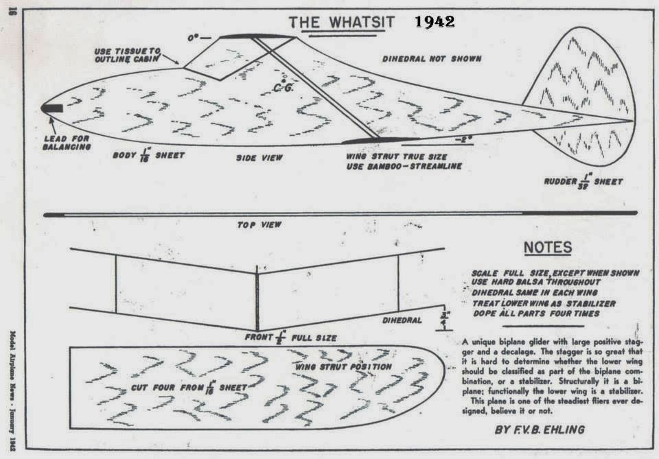 The Building Board: Sheet Balsa Gliders