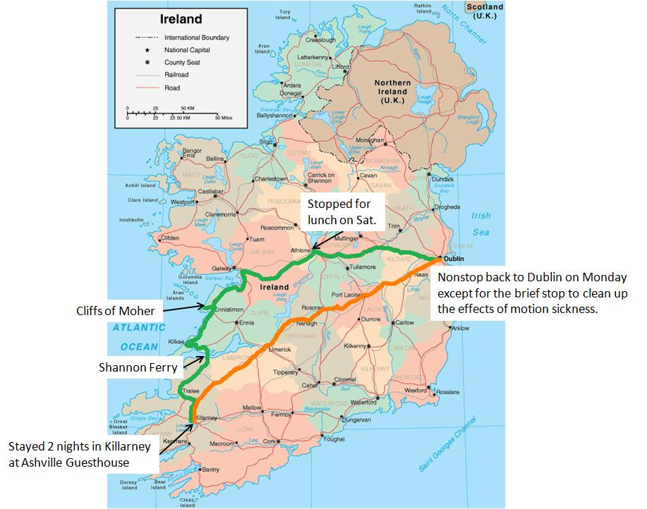 PZ C: map of ireland