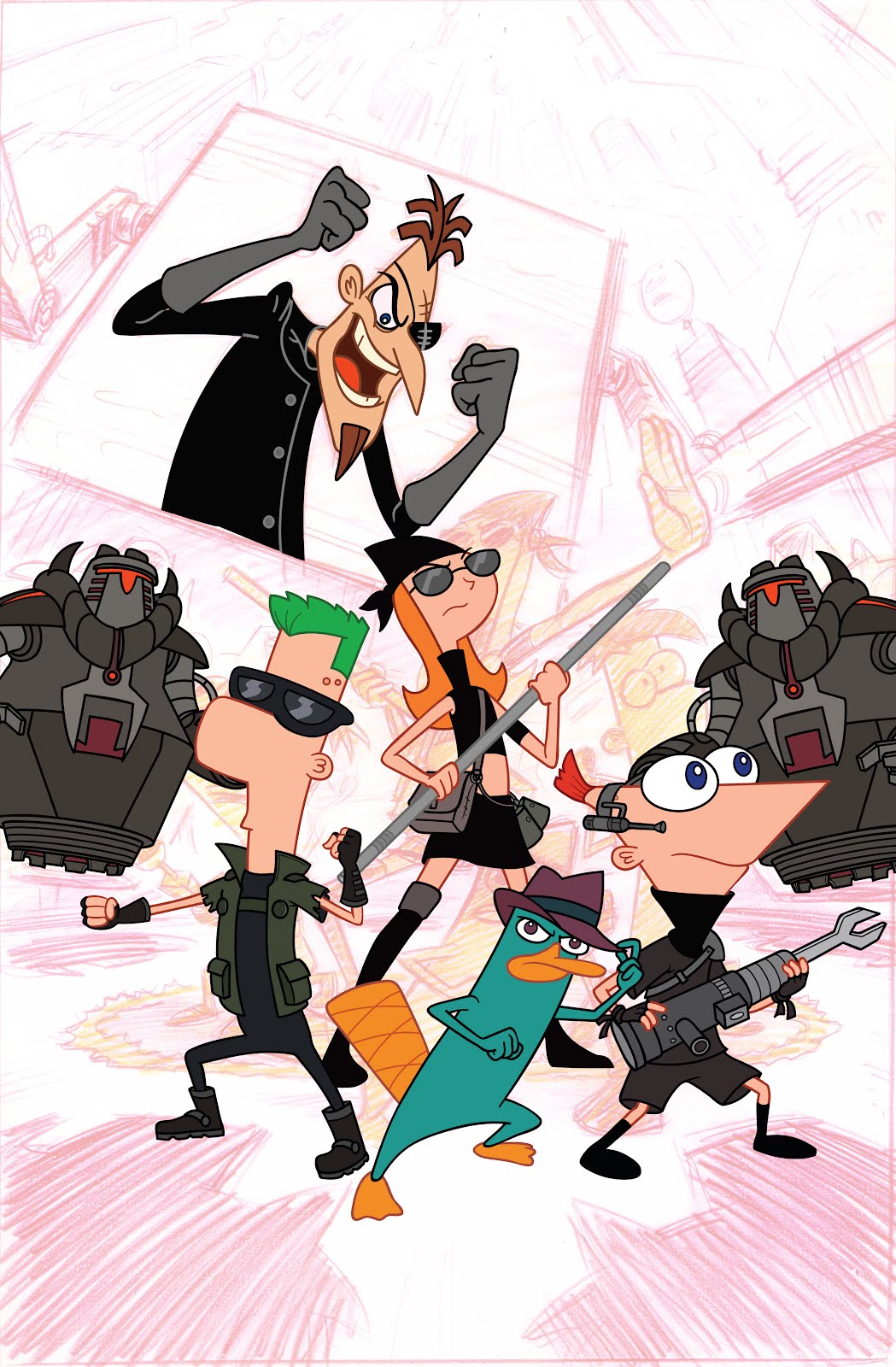 Anthony Vukojevich: Phineas and Ferb in the 2nd Dimension poster idea ...