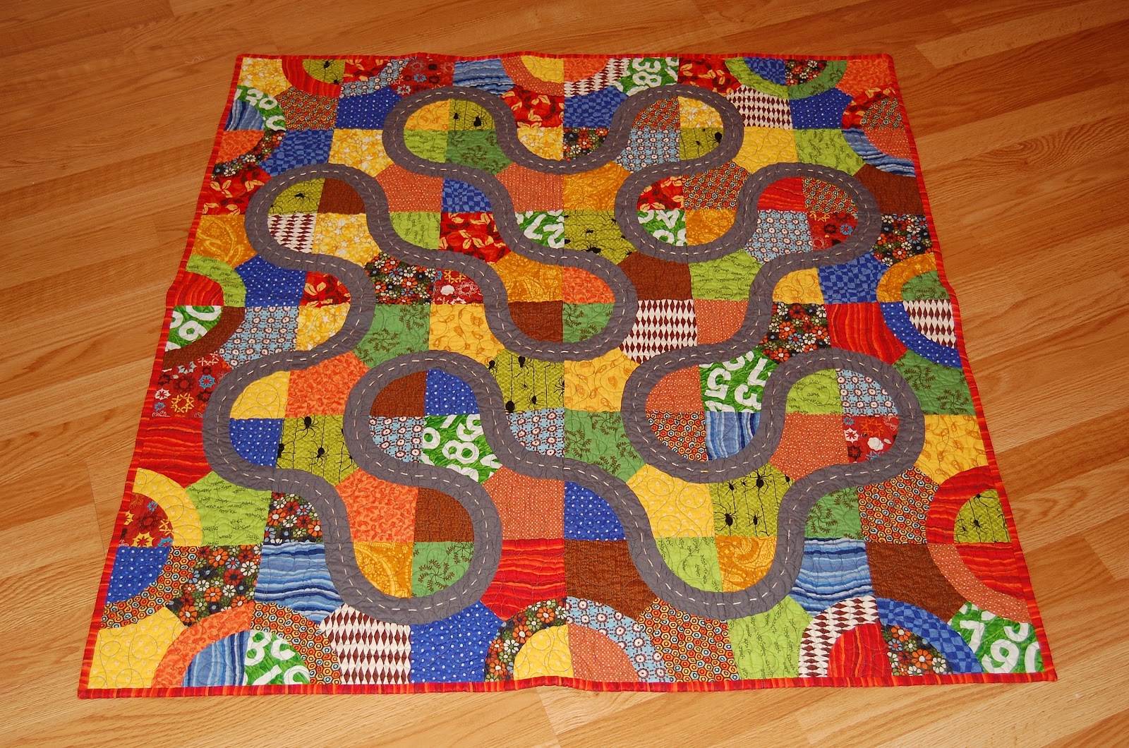 Creatively Em: Racetrack Quilt