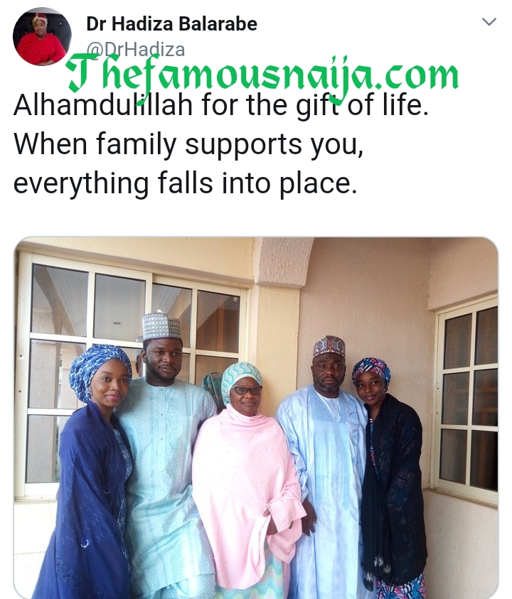 She is married to Alhaji Mohammed Balarabe.