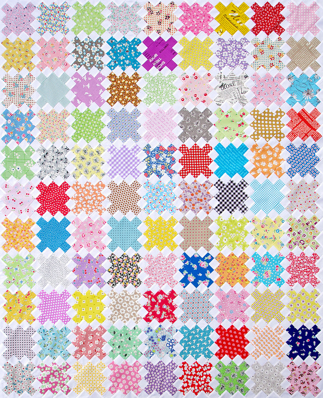 Red Pepper Quilts: Single Irish Chain Scrap Quilt - Work in Progress