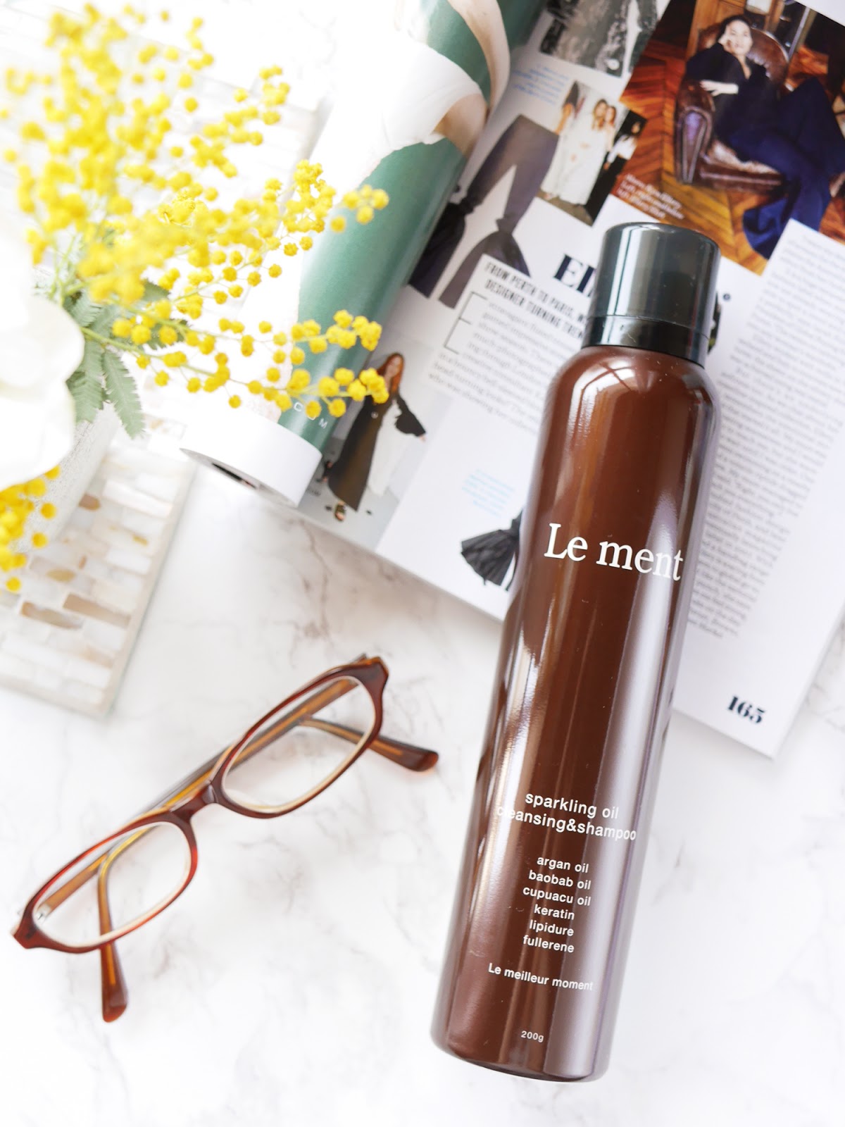 Le ment Sparkling Oil Cleansing & Shampoo - The Beauty Maniac in Tokyo