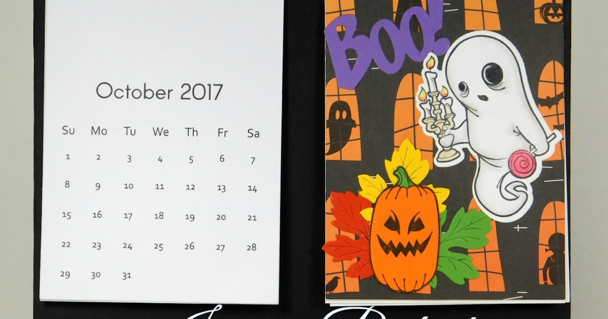 Jeanne Bobish : October/Halloween Flip Book Page