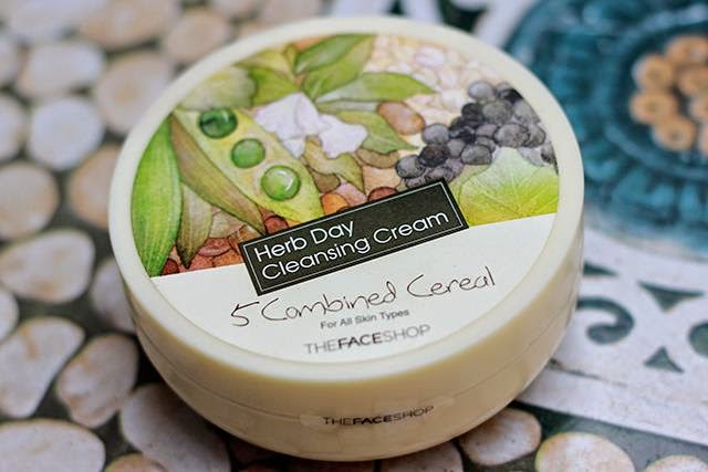 Review The Face Shop Herb Day 365 Cleansing Cream 5 Combined Cereal