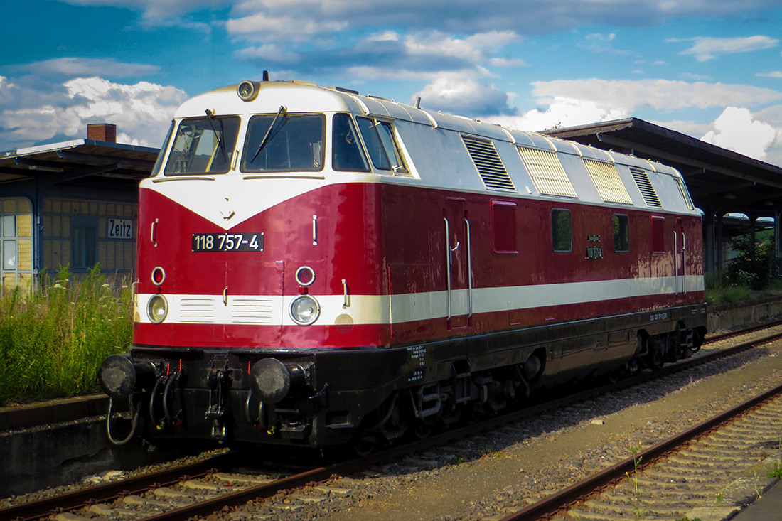 ZEITZER ANSICHTEN: Reichsbahn-Flair auf dem Bahnhof Zeitz