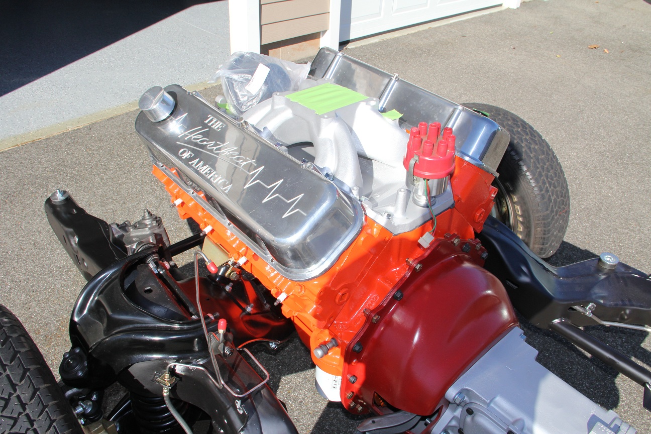 The making of Steve's 1966 Chevelle SS: Rolling Chassis with Engine & Trans