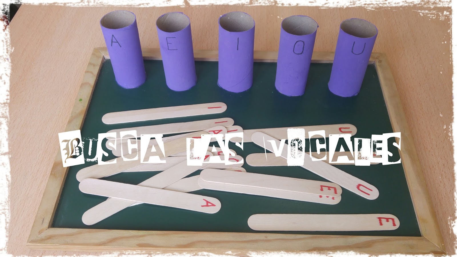 Relatos de aula: Nuestro nuevo juego: busca las vocales