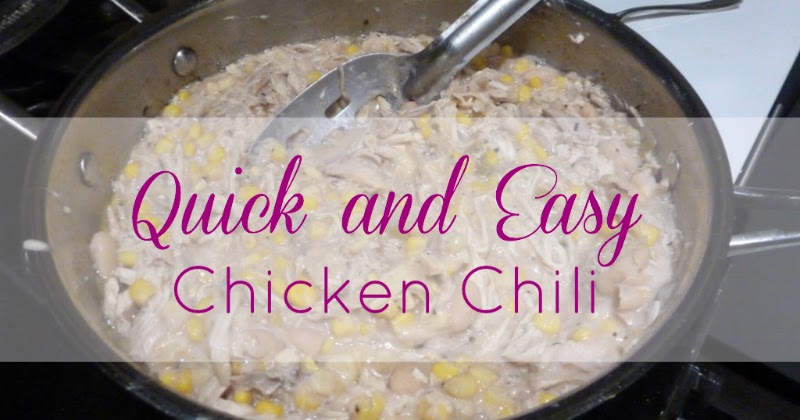 The Siberian American: Recipe: Quick and Easy One-Pot Chicken Chili