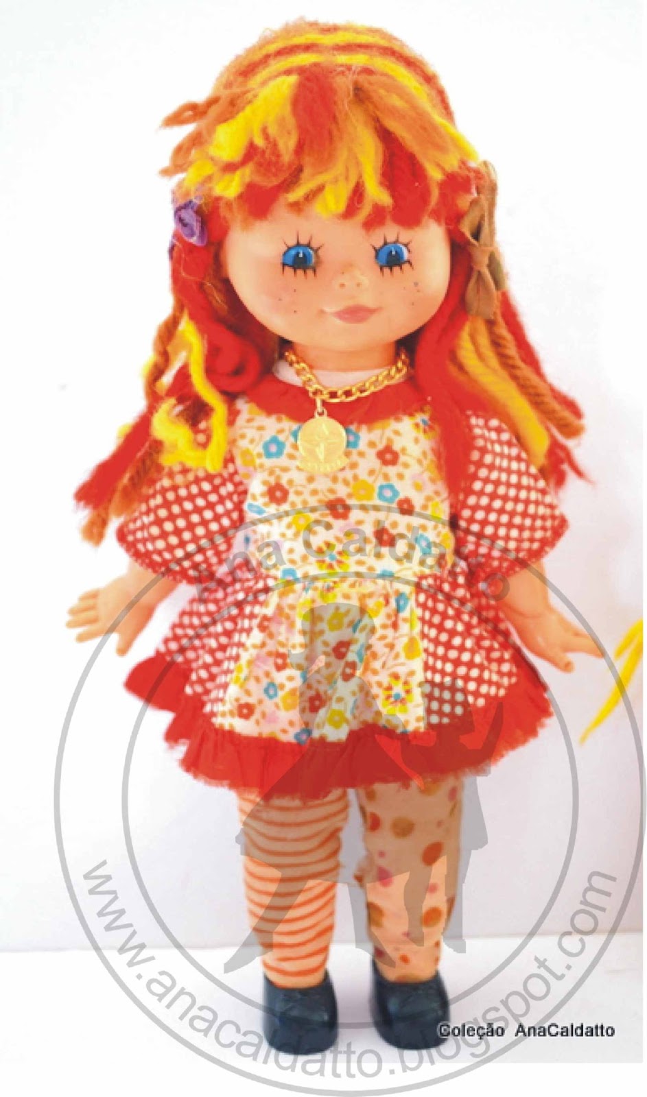 Ana Caldatto : Coleção antiga Boneca Emilia, Boneca de Pano Emilia