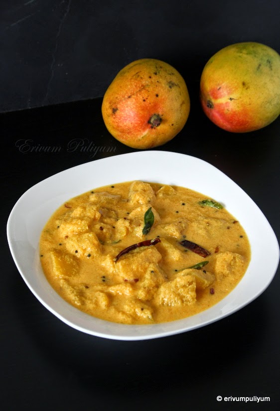 Erivum Puliyum: Sweet Mango Curry(Step by Step Pics) | Mambazham Curry ...