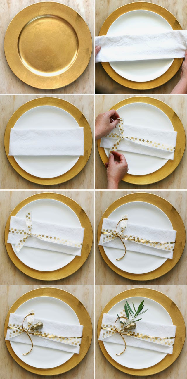 Australian inspired Christmas setting...plate tutorial