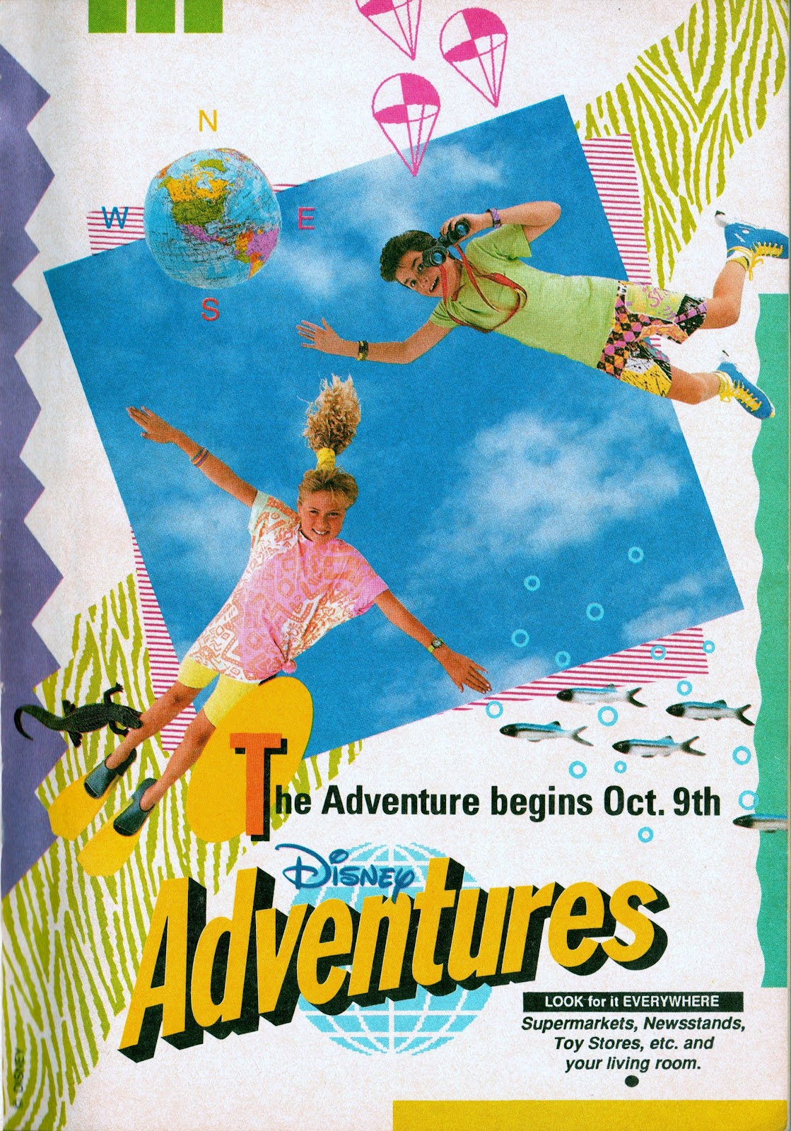 Cracked Magazine and Others: Disney Adventures Magazine #0 (Fall 1990)