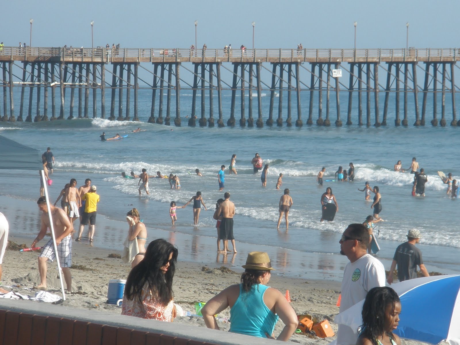 Lone Ocean Swimmer, Oceanside, CA: July 4th Oceanside Pier Swim Thanks ...