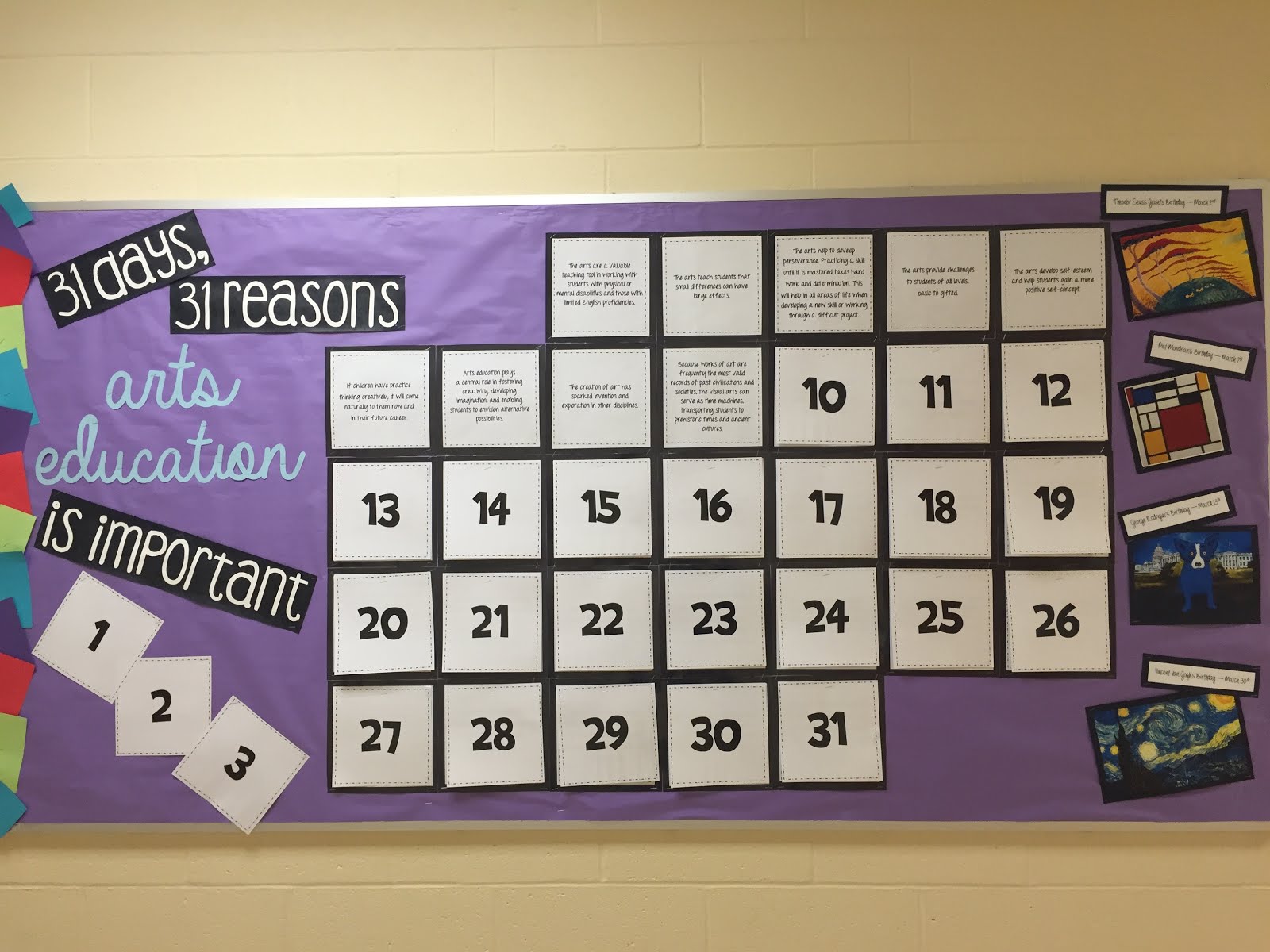 Creativity in Connecticut: Youth Art Month Bulletin Boards