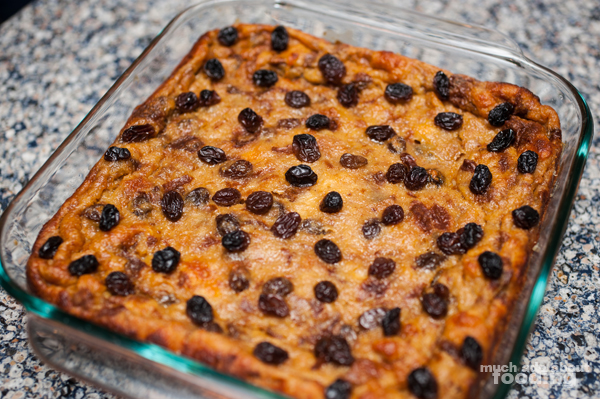 Recipe - Rum Raisin Bread Pudding | Much Ado About Fooding