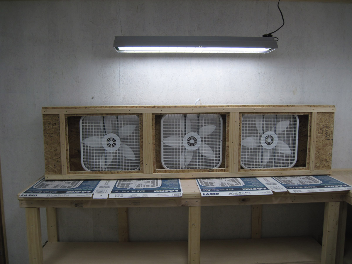 Martin's RV-8 Blog: Paint Booth Exhaust Fan Unit built