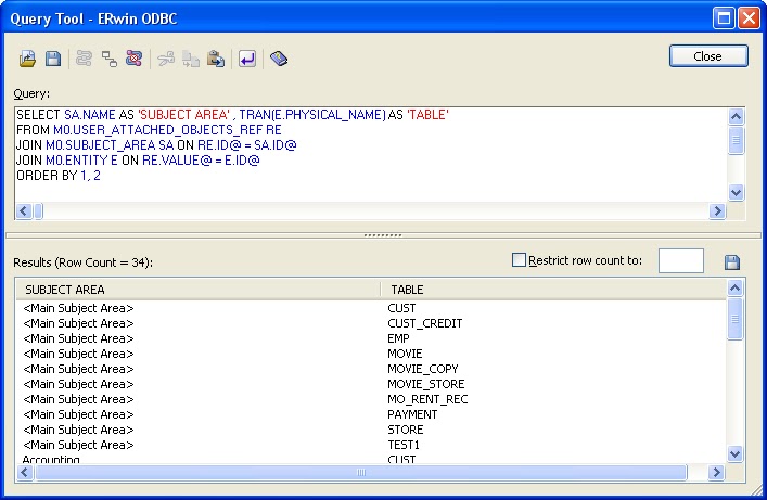 Maximum Data Modeling: Building Your First ERwin ODBC Query