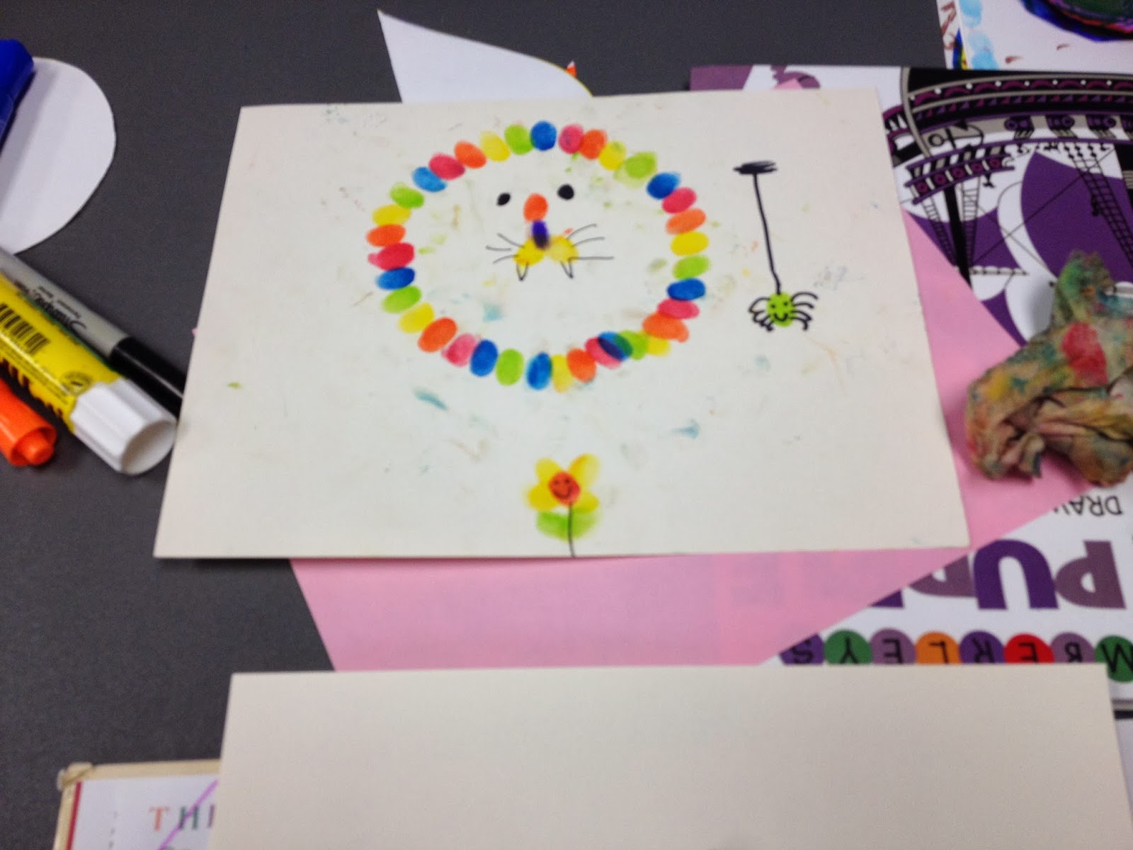 The Show Me Librarian: Fingerprint Stamp Art & Valentine Cards: A Maker ...