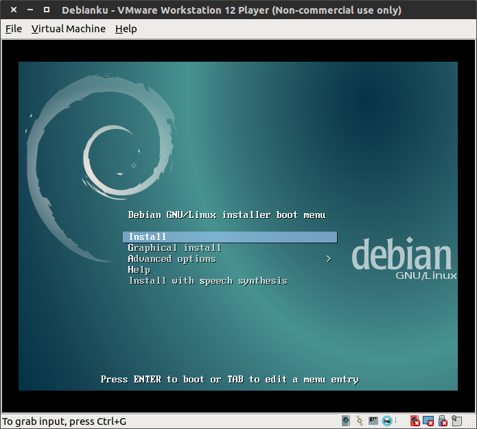 Instalasi Debian 8.x di VM ware - DARMAINCHIRO
