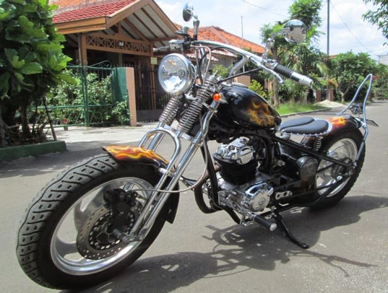 Modifikasi Honda Tiger Jadi Chopper