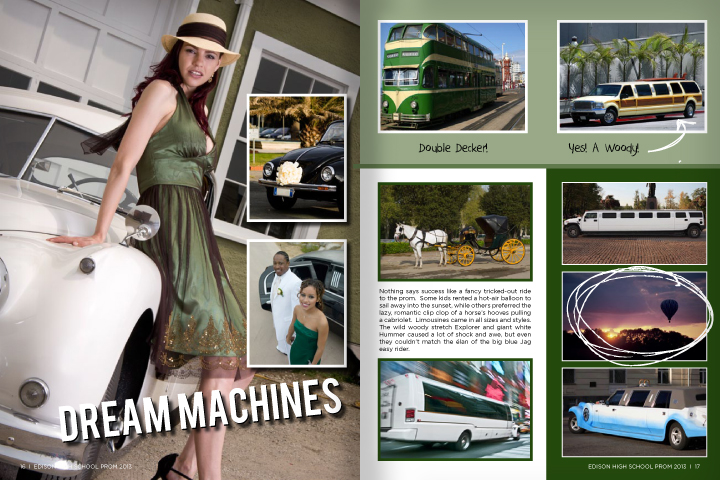 Bryson Design Studio: 40 Page Hard Cover Prom Yearbook