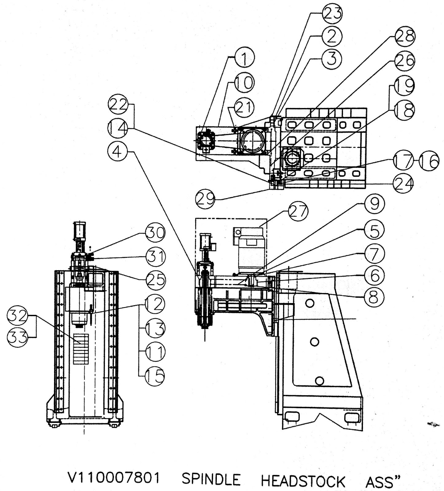 CNC Troubleshooting WORLD: SPINDLE HEADSTOCK ASSEMBLY