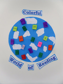 Library Displays: The Colourful World of Reading