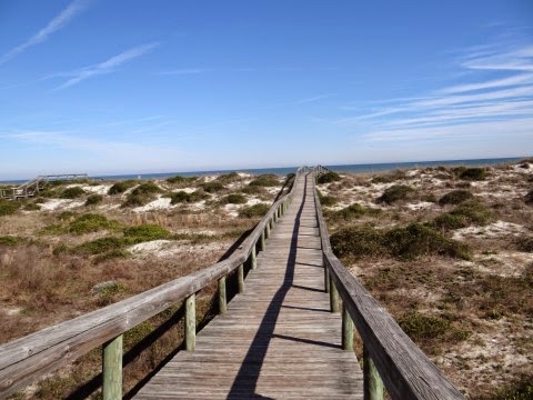 Walkabout With Wheels Blog: Starting Our Bike Ride at Peter's Point Beach Front Park on Amelia ...