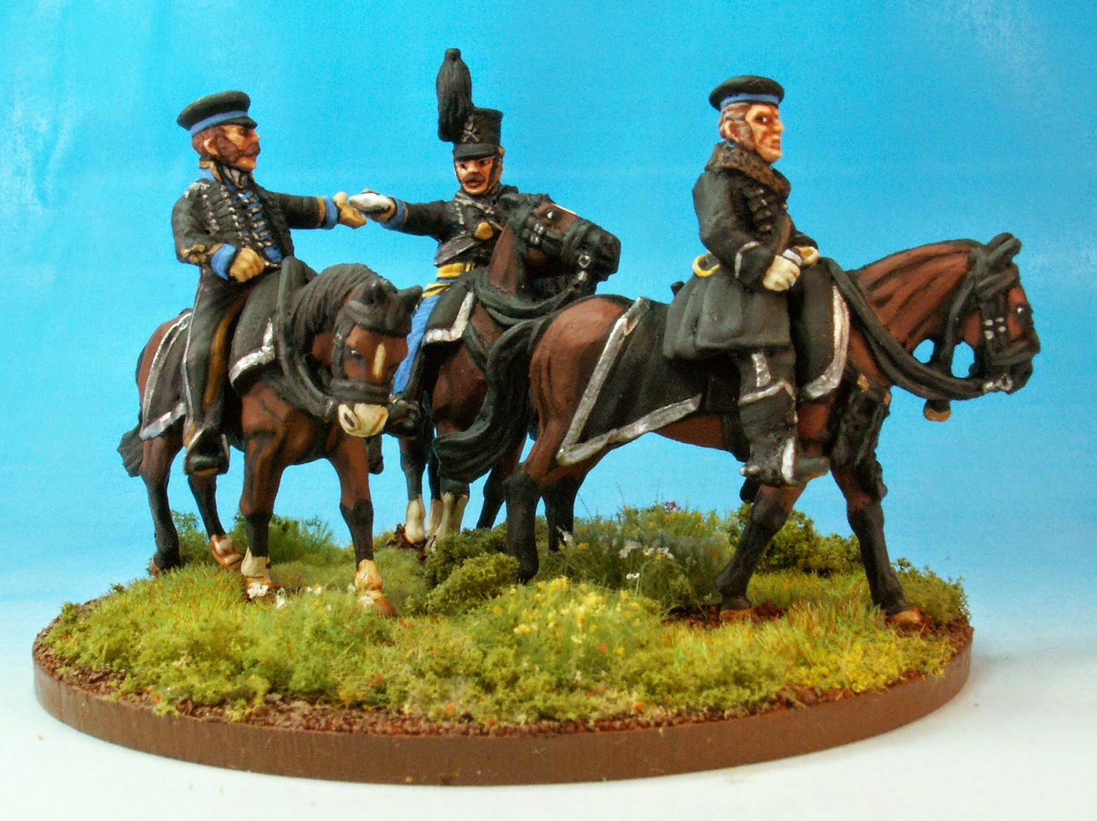 Over Open Sights: Perry Miniatures Duke of Brunswick and Staff.
