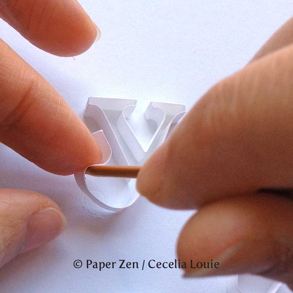 Welcome to Paper Zen ~ Cecelia Louie: Quilling Letters 102 - Part 2